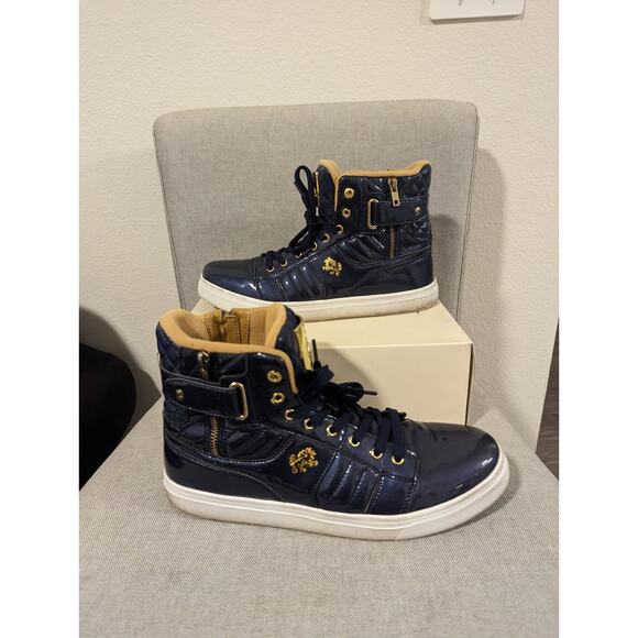 Vlado | Shoes | Vlado Footwear Midas Hitop Sneakersgunmetal Ig81gm Mens ...